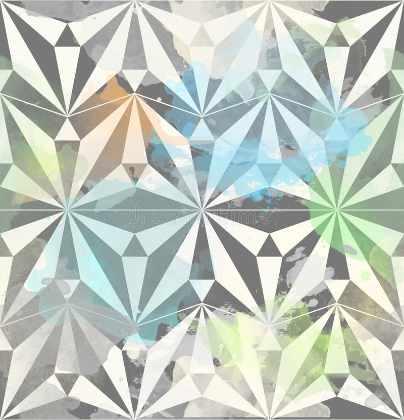 Bitmap Ceramic Tiles with Seamless Pattern Stock Illustration ...