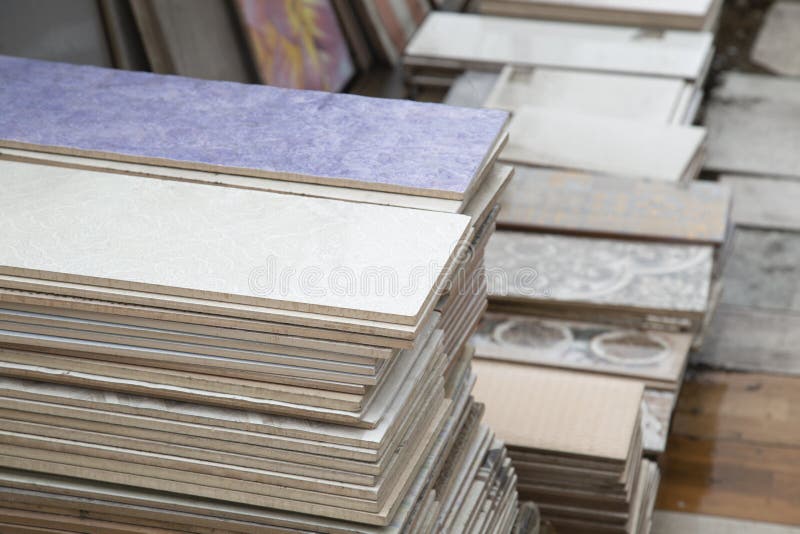 Ceramic Tiles. a Shop that Sells Ceramic Tiles Stock Image - Image of ...
