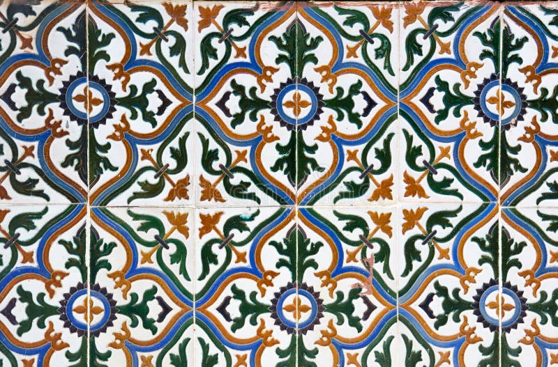 Ceramic Tiles Wall Decoration Stock Image - Image of grout, ceramic ...