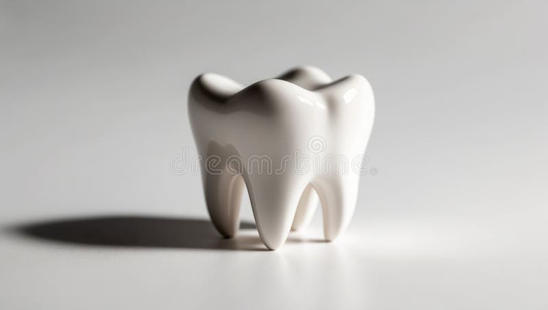 Ceramic Tooth Close Up, Dental Banner Stock Illustration - Illustration ...