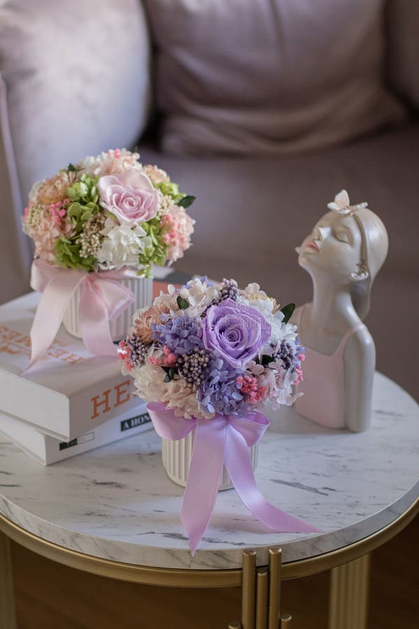 Ceramic Vase Flower. Magic Flowers. Preserved Flowers. Roses and ...