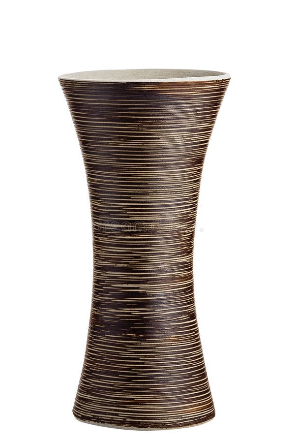 Ceramic Vase, White Background Stock Photo - Image of gentle ...