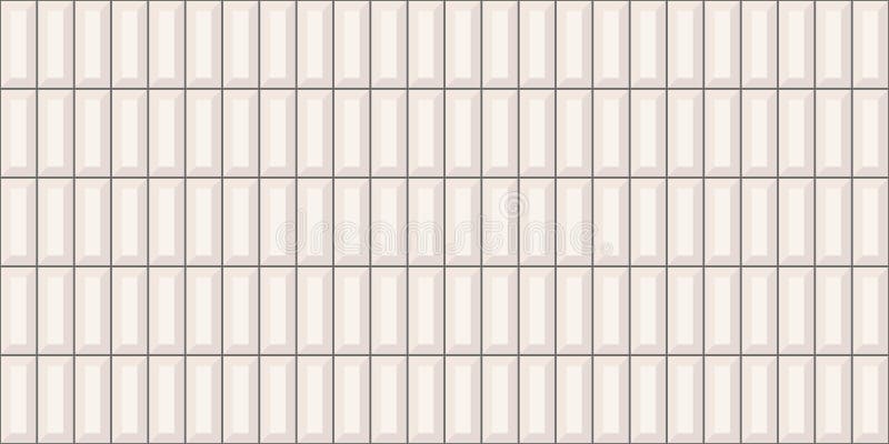 Ceramic Vertical Tile Pattern. Subway, Metro Brick Vector Seamless ...