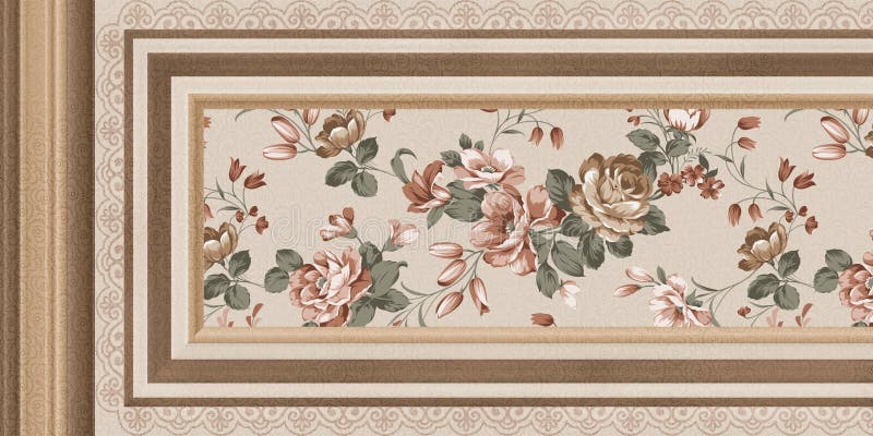 Ceramic Wall Tile Decor with Multi Color Continuous Joint Design. Also ...