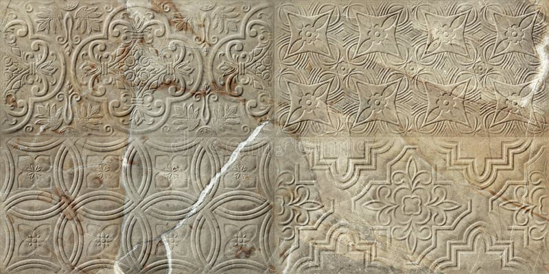 Ceramic Wall Tile Decor with Multi Color Continuous Joint Design. Also ...