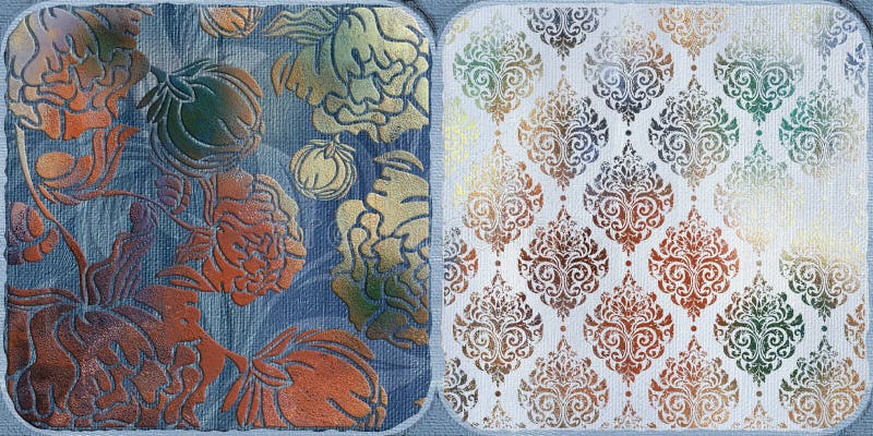 Ceramic Wall Tile Decor with Multi Color Continuous Joint Design. Also ...