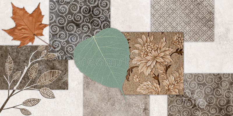 Ceramic Wall Tile Decor with Multi Color Continuous Joint Design. Also ...