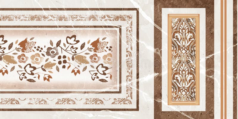 Ceramic Wall Tile Decor with Multi Color Continuous Joint Design. Also ...