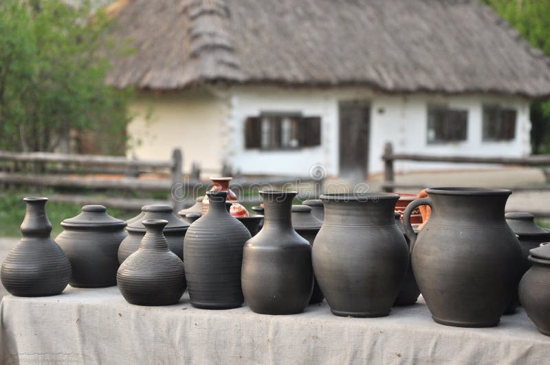 Ceramic ware handmade stock photo. Image of dishes, ware - 73988964