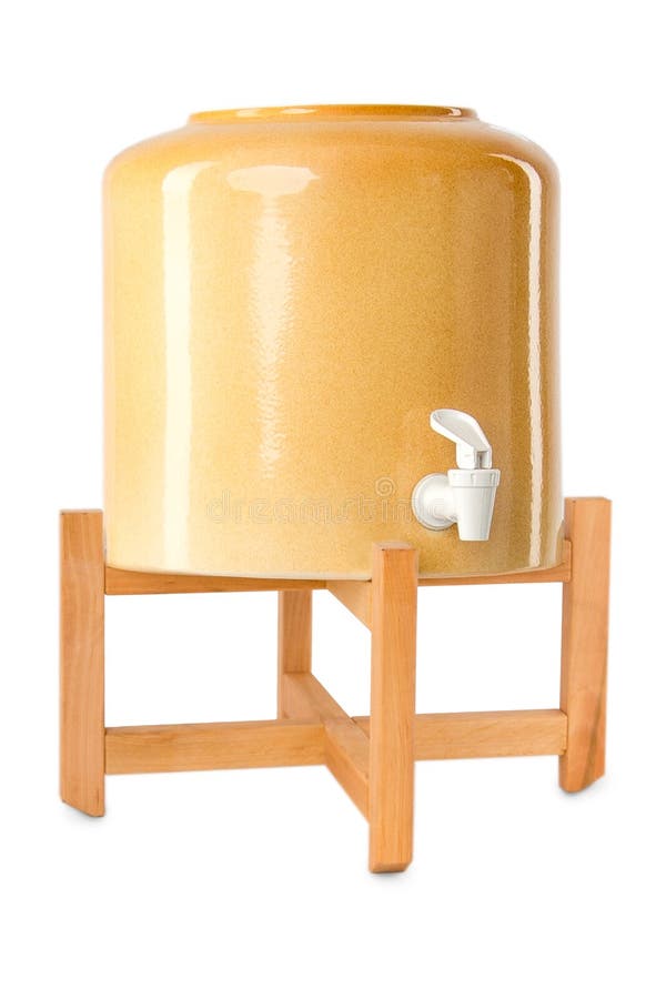 Ceramic Water Bottle Cooler Stock Photo - Image of aqua, ceramic: 231840274