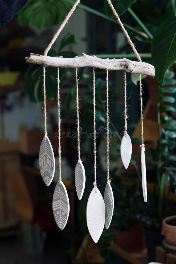 Ceramic Wind Chime Closeup stock photo. Image of pottery - 320296198