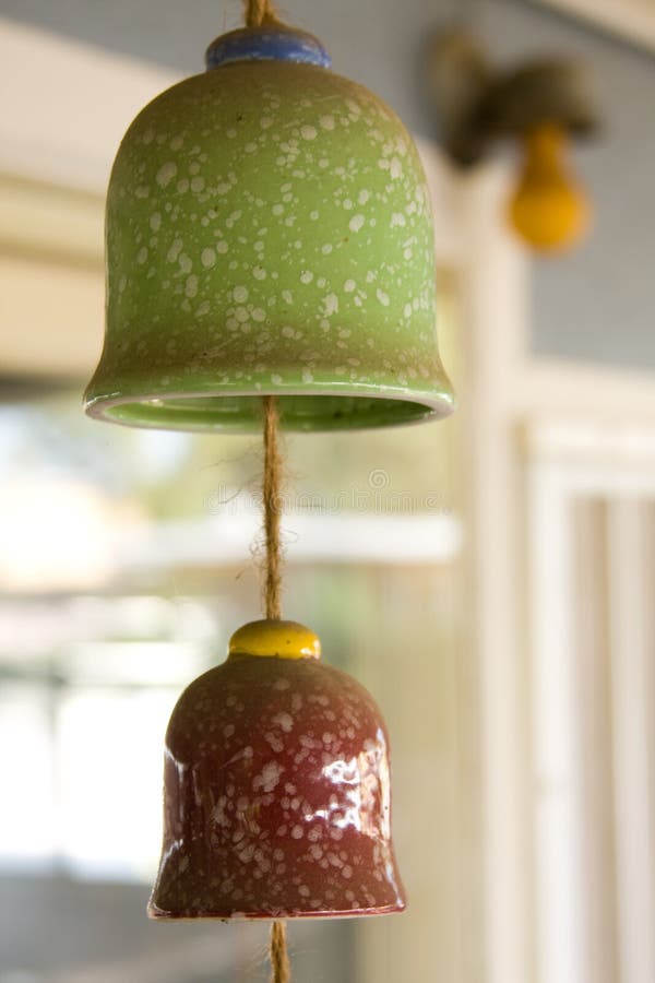 Ceramic wind chimes stock photo. Image of hanging, ceramic - 7078818