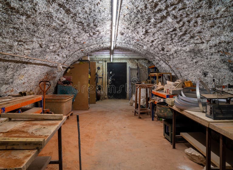 Ceramic Workshop Full of Bags of Clay Material, Mud, Tools, Tools and ...