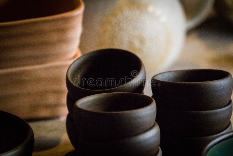 Ceramic Workshop Production in the Warehouse Stock Photo - Image of ...