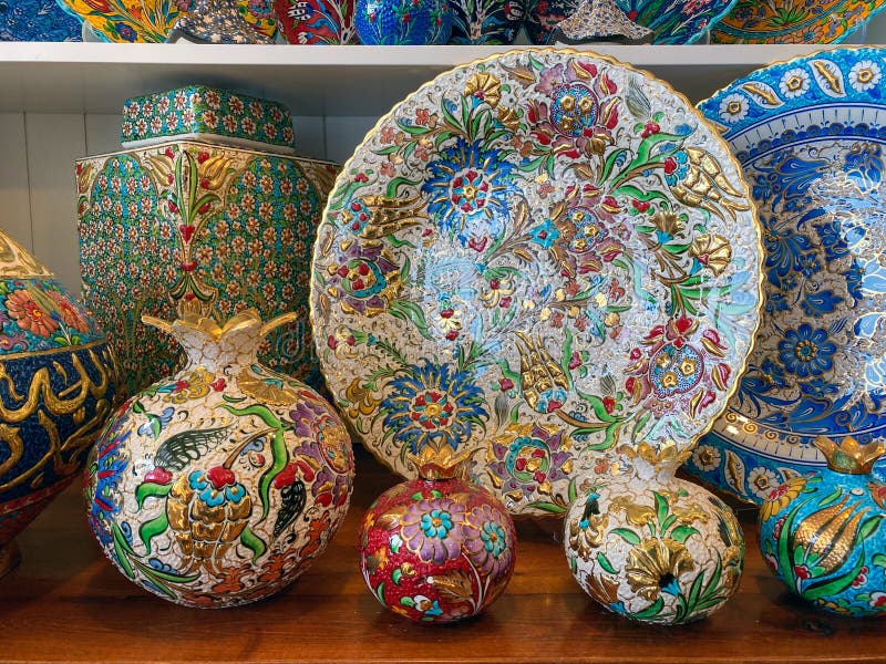 Ceramics Decorative Plates, Islamic Plate with Mandala Pattern, View ...