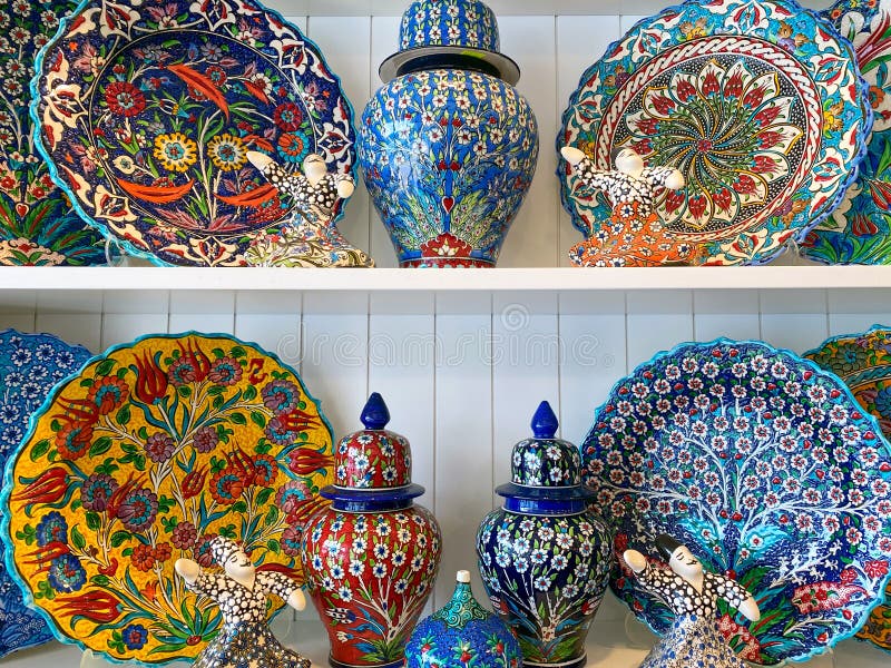 Ceramics Decorative Plates, Islamic Plate with Mandala Pattern, View ...