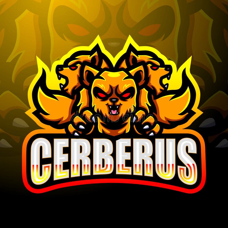 Cerberus Mascot Esport Logo Design Stock Vector - Illustration of dota ...