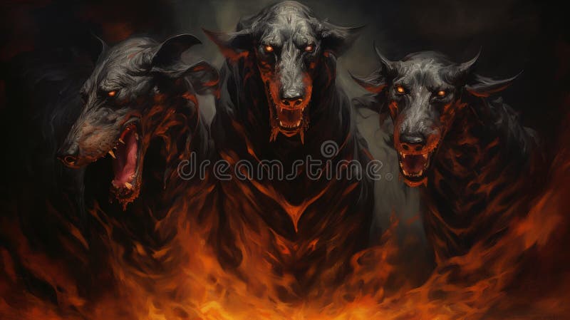 Cerberus Unleashed: AI-Crafted Epic Depiction of the Mythical Guardian ...