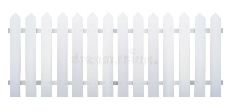 Cerca blanca de madera ilustración del vector. Ilustración de gota ...