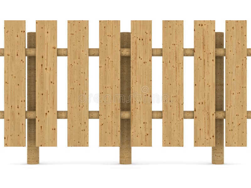 Fondo Con Una Cerca De Madera Blanca Con La Hierba. Ilustración del ...