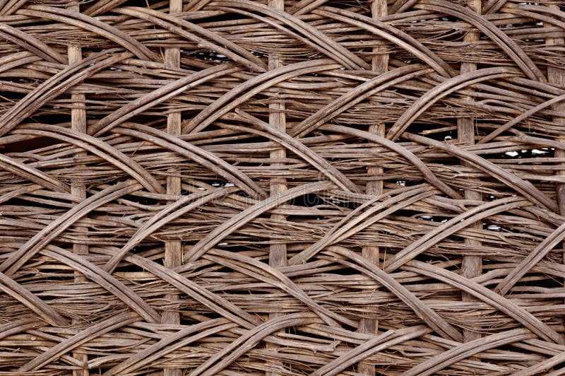 Cerca de vime foto de stock. Imagem de madeira, parede - 13634688