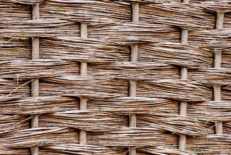 Cerca de vime imagem de stock. Imagem de linha, moagem - 39750317