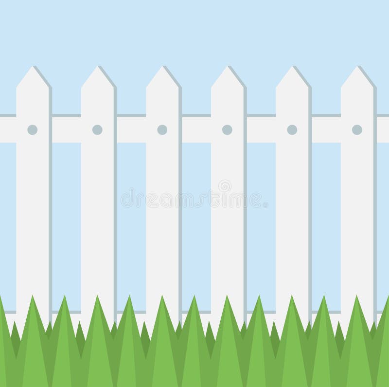 Dos Muestras De Madera Y Una Cerca Con La Hierba. Ilustración del ...