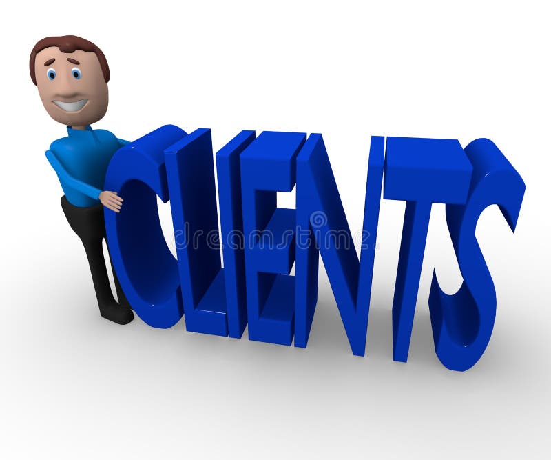 Ricerca dei clienti illustrazione di stock. Illustrazione di concetto ...