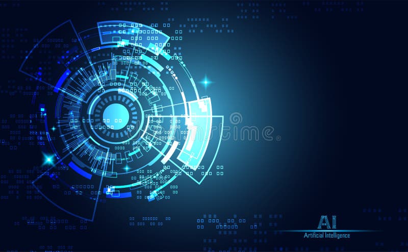 Technologie Concept Global Cercle Connexion Futuriste Terre Vecteur