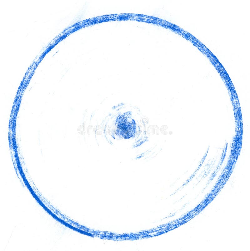 Cercle bleu illustration stock. Illustration du texturisé - 13677192