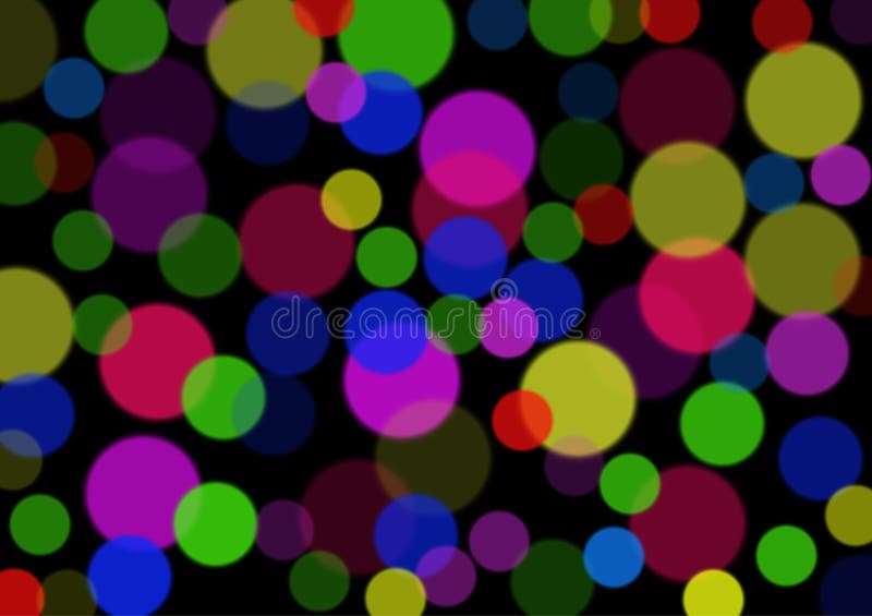 Cercles Colorés Dans Différentes Couleurs Illustration Stock ...