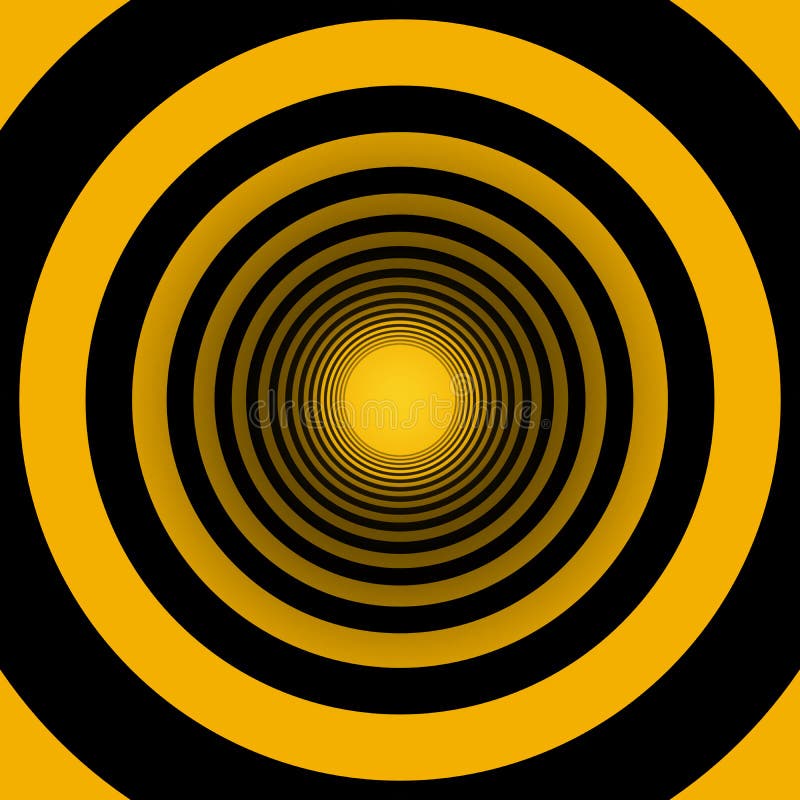 Cercles concentriques illustration stock. Illustration du incurvé ...