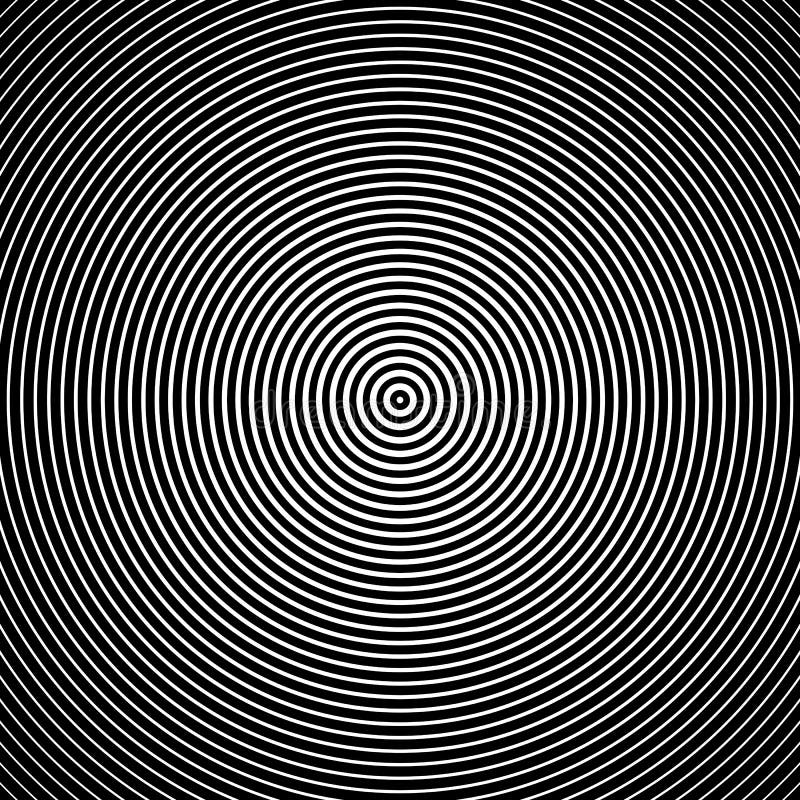 Cercles Concentriques Illustration De Vecteur Texture Abstraite De ...