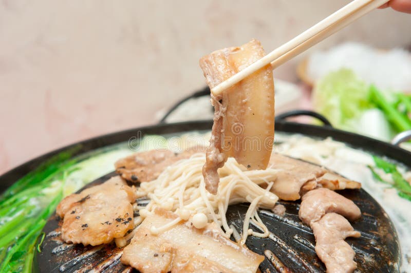 Cerdo, muy bonito comer imagen de archivo. Imagen de comida - 101933923