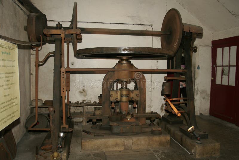 Old Tools and Machinery in Old Copper Objects Factory Editorial Stock ...