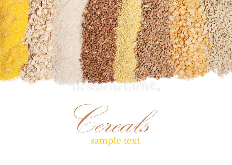 Cereais foto de stock. Imagem de orgânico, alimento, colheita - 35928996