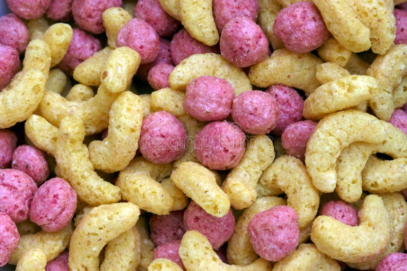 Puff Cereal stock photo. Image of breakfast, milk, balls - 74212