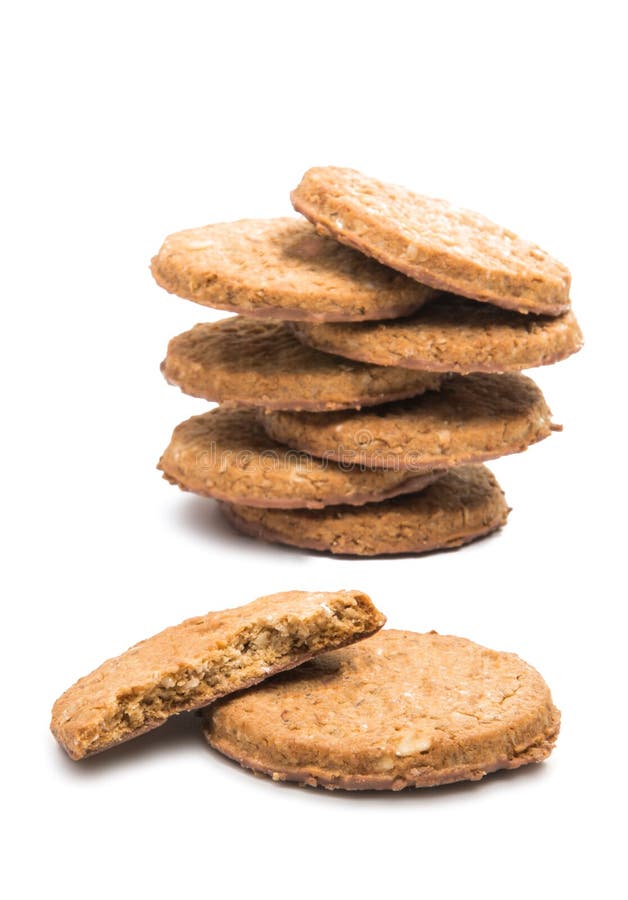 Cereal biscuits isolated stock photo. Image of breakfast - 105705822