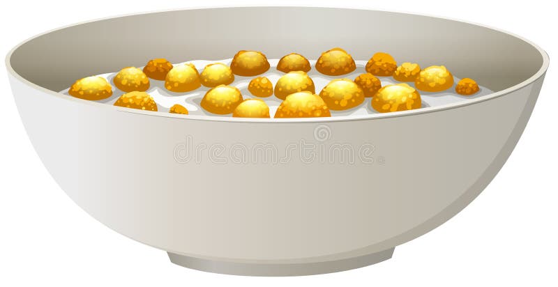 Cereal Box Isolated On White Stock Vector Illustration Of Oats Path