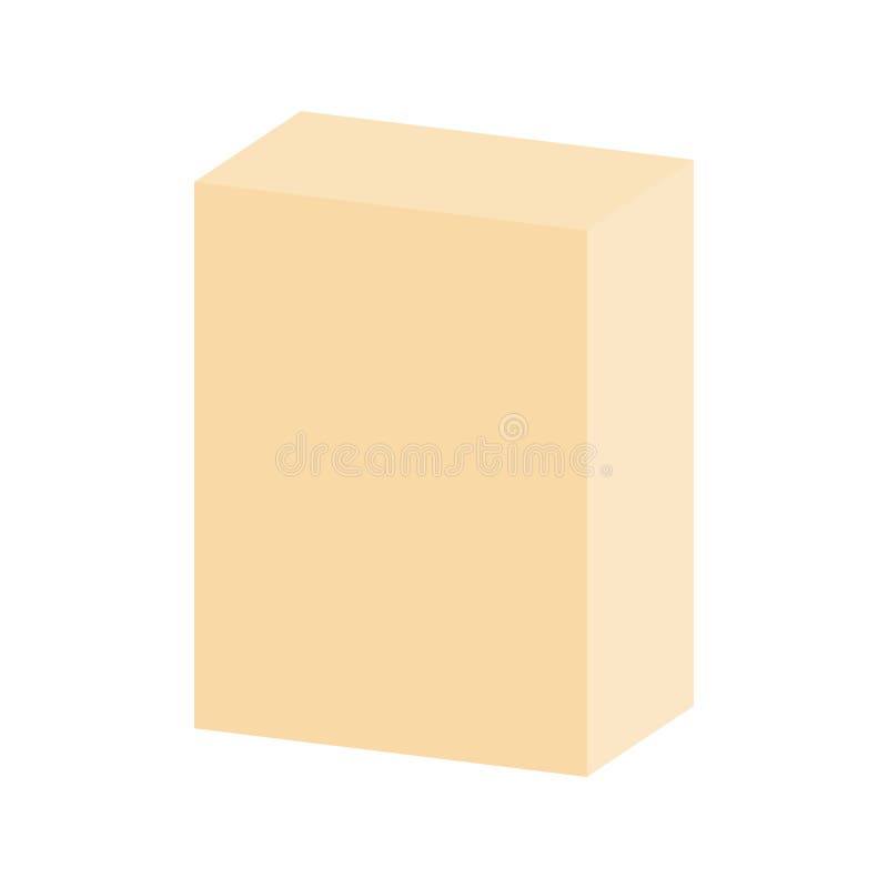 Blank Cereal Box Blue