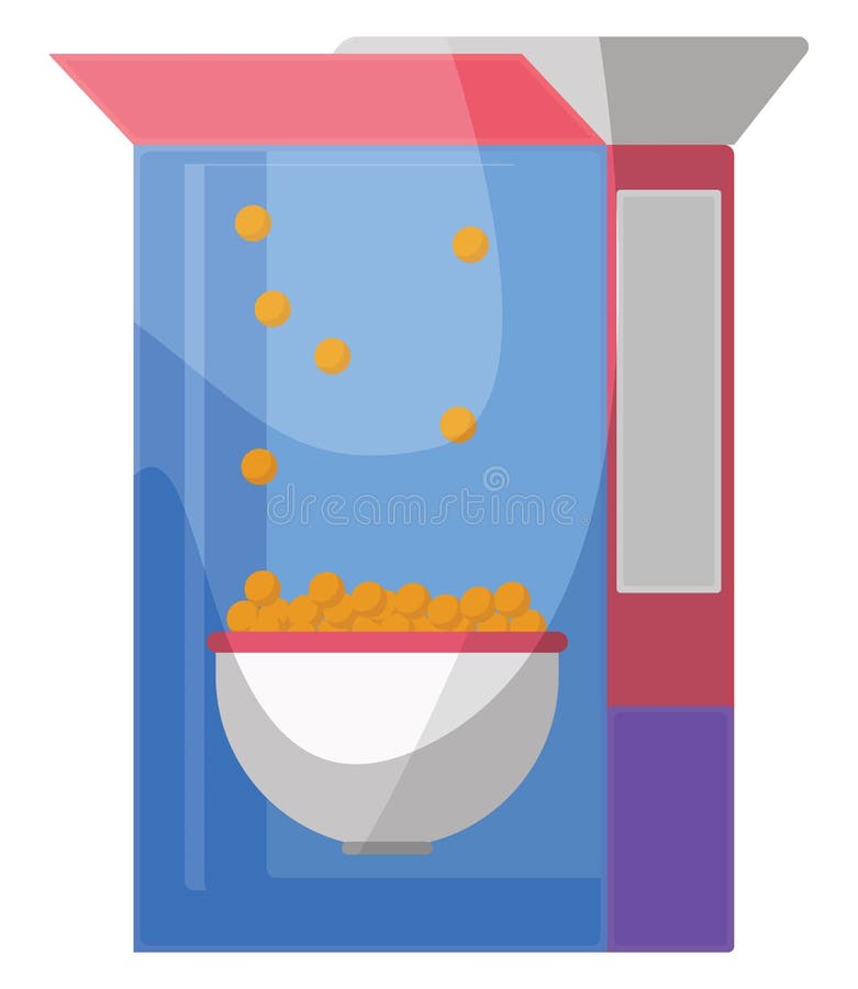 Cereal box, icon stock vector. Illustration of icon - 261383409