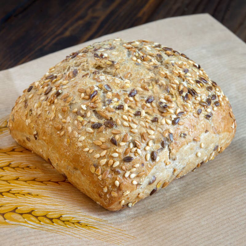 Cereal bread stock photo. Image of traditional, loaf - 50521894