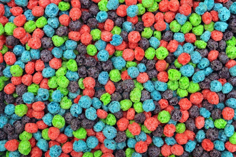 Cereal colorido imagen de archivo. Imagen de alimento - 28456067