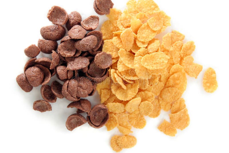 Cereal Corn And Choco Flakes Stock Image - Image of crops, cereal: 4972333