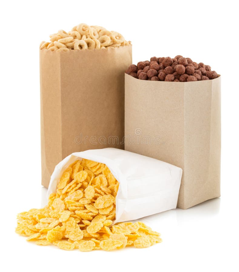 Cereal Corn Mix in Paper Bag Stock Photo - Image of corn, paddy: 48464136