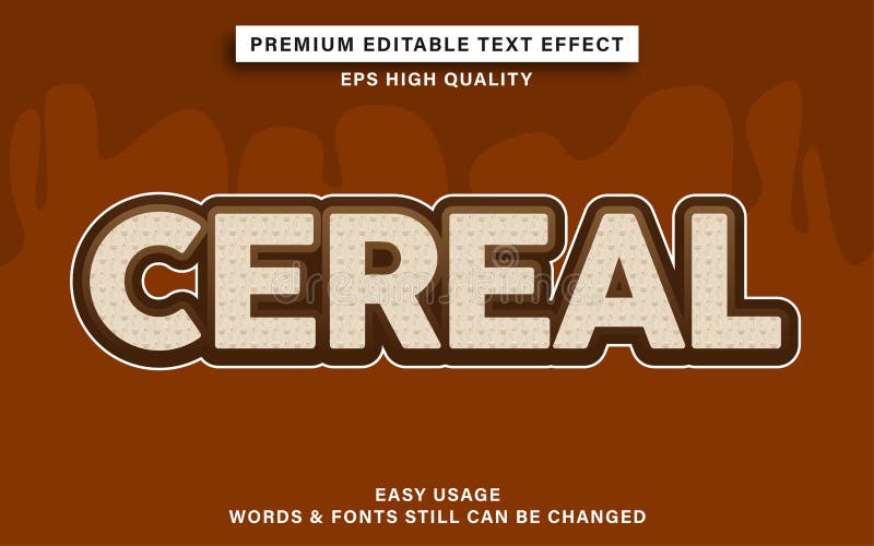 Cereal Font Stock Illustrations – 2,045 Cereal Font Stock Illustrations ...
