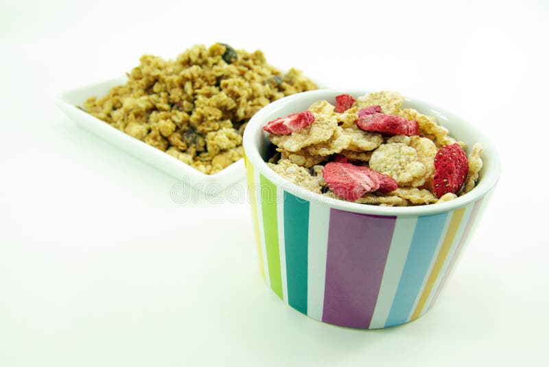 Cereal Flakes for Breakfast Stock Image - Image of diet, healthcare ...