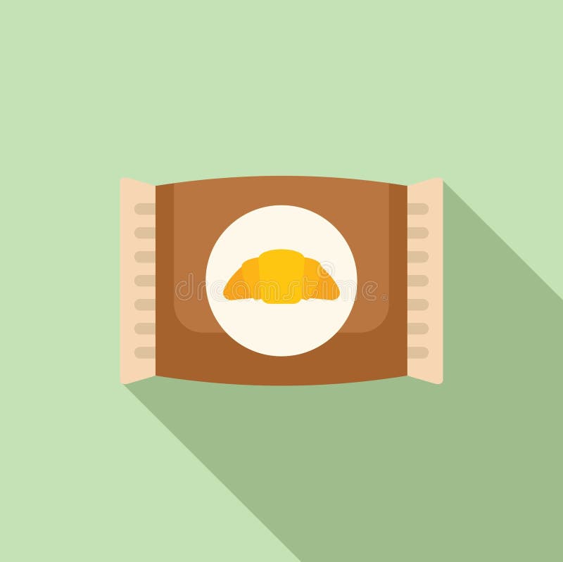 Cereal Food Package Icon Flat Vector. Snack Pack Stock Vector ...