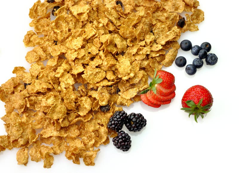 Cereal with fruits stock image. Image of berry, dietary - 17037945