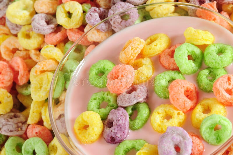 Cereal rings. stock photo. Image of diet, milk, chef - 13245358